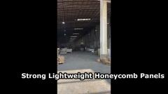 Aluminum honeycomb panel package