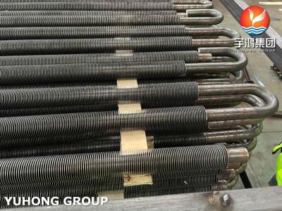 China High Frequency Welding Fin Tube , U Bend Type (U Bend Fin Tube),SA213 T9 And SS409, Evaporator Application for sale