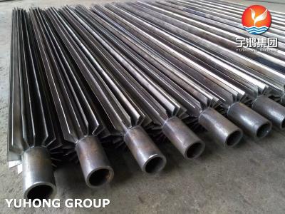 China Indústria petroquímica Tubos longitudinais ASTM A312 TP316L com barbatana de aço inoxidável à venda