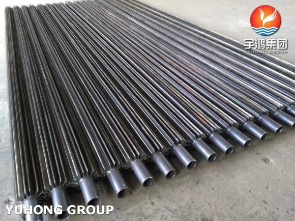 Quality Longitudinal Finned Tube, ASTM A106 GR.B With Carbon Steel Fin, For Power Plant for sale