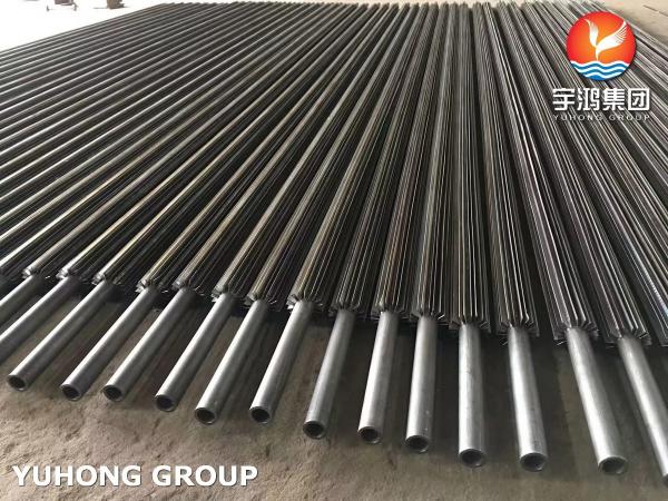 Quality Longitudinal Finned Tube, ASTM A106 GR.B With Carbon Steel Fin, For Power Plant for sale