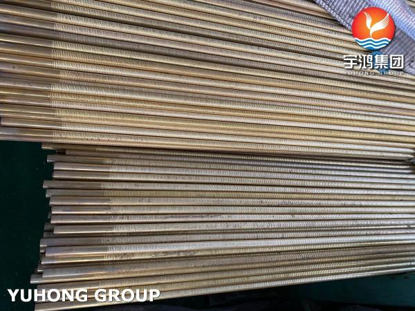 Quality Copper Nickel Alloy Low Fin Tube , ASTM B111 C71640 , Cu70Ni30 for sale