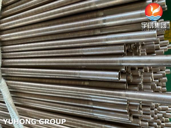 Quality Low Fin Tube ASTM B111 C71500 Copper Nickel Alloy Base Tube for sale