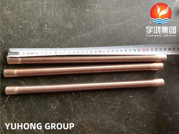 Quality Low Fin Tube , ASTM B111 C12200 , Copper Alloy Fin Tube for sale
