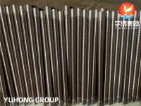 Quality Low Fin Tube ASME SB111 C70600 Copper Nickel Alloy Base Tube for sale