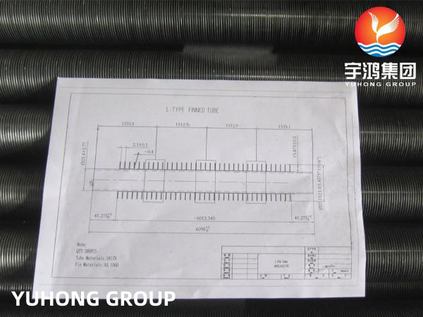 Quality Wound Fin Tube ASME SA210 Gr.A-1 Aluminum ASTM B209 Gr.1060 For Air Cooler , for sale
