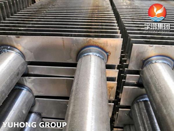 Quality ASME SA312 TP316 Seamless Steel Square Fin Tube For Boiler , Heat Exchanger for sale