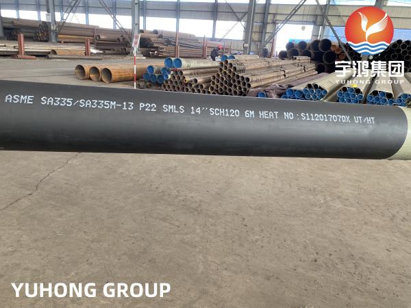 Quality ASTM A335 P22 Alloy Steel Boiler Seamless Tube For Oil & Gas Industries , Marine for sale