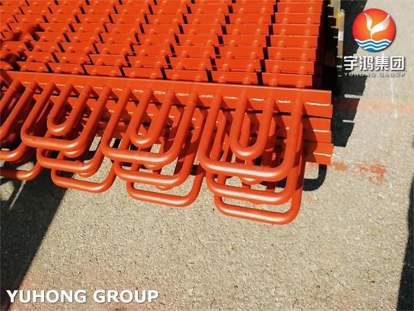 Quality H Type Painted Seamless Steel ASME SA213 TP304 Square Tube For Seawater for sale