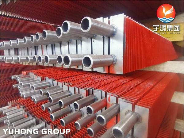 Quality Seamless Steel ASME SA312 TP304 Square H Fin Tube For Generator Superheater for sale