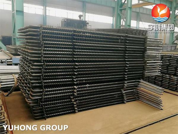 Quality Seamless Steel Square ASME SA179 U+H Type Fin Tube Boiler Pressure Parts Economizer for sale
