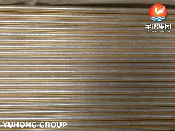 Quality ASTM B111 C44300 O61 Copper Alloy Steel Heat Exchanger Tube For Condensers for sale