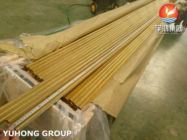 Quality ASTM B111 C44300 O61 Copper Alloy Steel Heat Exchanger Tube For Condensers for sale
