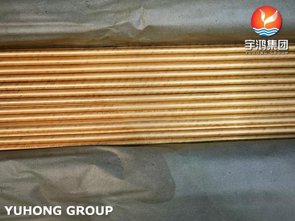 Quality Copper Alloy Steel ASTM B111 C68700 Heat Exchanger Tube In Cooling Systems for sale