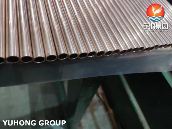 Quality Copper Alloy Steel ASME SB111 C70600 O61 Heat Exchanger Tube , Chemical for sale