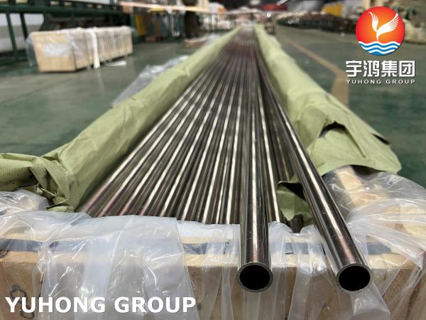 Quality ASME SB111 C71500 O61 Copper Alloy Steel Heat Exchanger Tube For Chemical Plants for sale