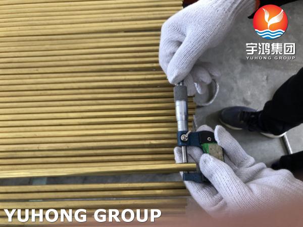 Quality DIN17660 CuZn20Al2 F39 Copper Alloy Steel Heat Exchanger Tube For Chemical for sale