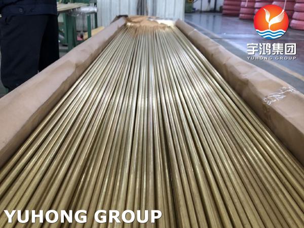 Quality DIN17660 CuZn20Al2 F39 Copper Alloy Steel Heat Exchanger Tube For Chemical for sale