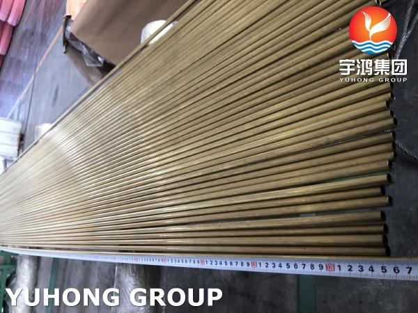 Quality DIN17660 CuZn20Al2 F39 Copper Alloy Steel Heat Exchanger Tube For Chemical for sale