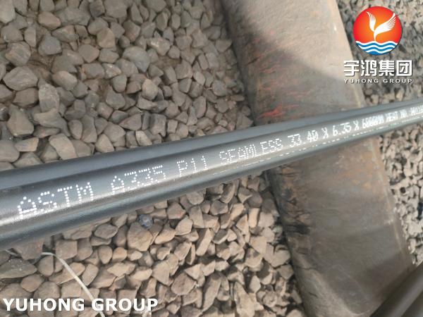 Quality ASTM A335 P11 Alloy Steel Heat Exchanger Tube Petrochemical Chemical Processing for sale