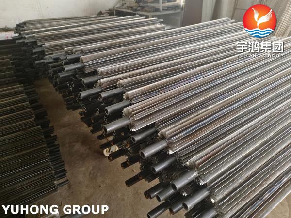 Quality Longitudinal Finned Tubes ASTM A179 Heat Exchanger Tubes With Carbon Steel Fins for sale