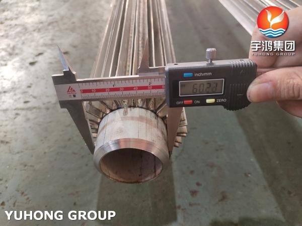 Quality ASTM A213 TP316L Longitudinal Weding Fin Tube For Oil Coolers and Refrigeration for sale