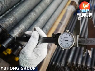 Cina Tubi a pinna estrussi in acciaio al carbonio ASTM A179 con pinne AL1060 per frigoriferi in vendita
