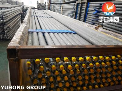 Cina Tubi a pinna estrussi in acciaio al carbonio ASTM A179 con pinne AL1060 per frigoriferi in vendita