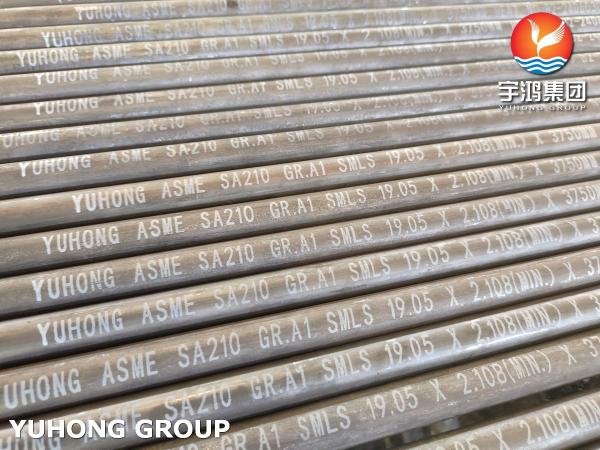 Quality ASME SA210 GR.A1 Medium Carbon Steel Seamless Tube For Boiler and Superheater for sale