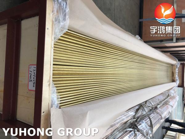 Quality ASTM B111 C68700 O61 Aluminum Brass Seamless Tubes For Heat Exchangers for sale