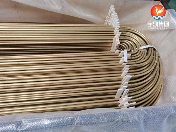 Quality ASTM B111 C68700 O61 Aluminum Brass Seamless Tubes For Heat Exchangers for sale