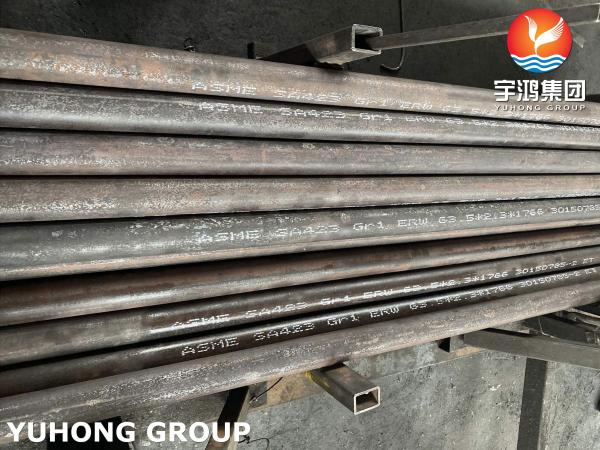 Quality ASME SA423 GR.1 Low Alloy Steel Welded Tube For Boiler And Superheater for sale