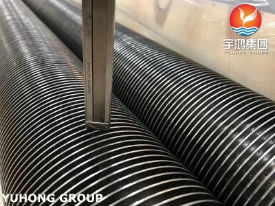 ASME SA335 P9 Tubos de barbatanas sólidas para caldeiras a vapor de recuperação de calor residual