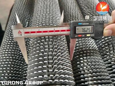 Cina ASTM A213 TP316 Tubo serrato a spirale HFW con pinne in acciaio inossidabile per apparecchi di riscaldamento in vendita