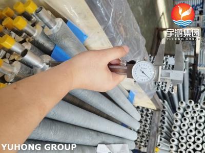 China ASME SA249 TP304 Stainless Steel Welded Tube L Type Fin Tube For Air Cooler for sale