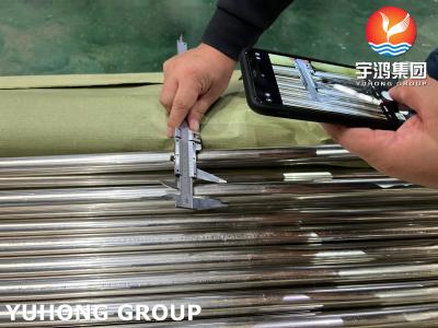 Cina ASME SB111 C71500 Tubo senza saldatura in lega di rame e nichel per scambiatori di calore di raffineria in vendita