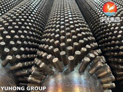 Cina Tubi Studati in Acciaio Inossidabile ASTM A312 TP347H per Riscaldamento di Processi Industriali in vendita