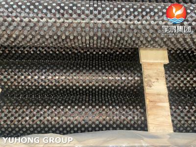 China Tubo aleta com pinos sem costura de aço liga ASTM A213 T9 para sistemas HVAC à venda