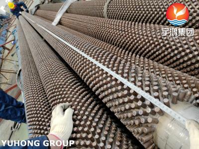 China ASTM A312 TP304 SS HFW Tubos Aletados com Pinos Transferência de Calor Superior para Aquecedores à venda