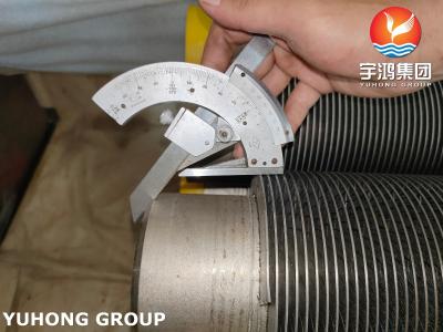 중국 ASTM A376 TP347H 스테인리스 스틸 솔리드 HF 용접 핀 튜브 (대류 코일 튜브용) 판매용