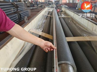 China ASME SA335 P9 Alloy Steel HFW Solid Finned Tube With Carbon Fin For Heat Exchangers for sale