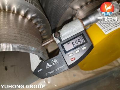 China ASTM A376 TP347H Spiral Finned Tube For Heat Exchangers for sale