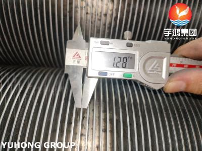ASTM A376 TP347H Tubos de barbatanas espirais para trocadores de calor