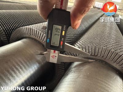 China ASTM A335 P11 Serrated Fin Tube With Gr.11 Fin For Power Plant Boilers And Superheaters for sale
