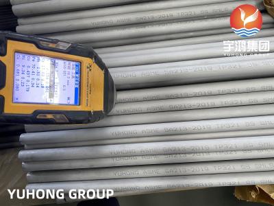 중국 발전소용 스테인리스 스틸 이음매 없는 ASTM A213 TP321 번들 튜브 판매용