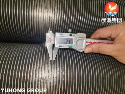 중국 ASTM A376 TP347H 열교환기용 솔리드 핀 튜브 판매용