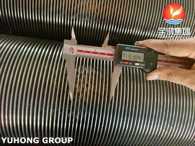中国 熱交換器用ASTM A213 TP347H HFWフィン付きチューブ 販売のため