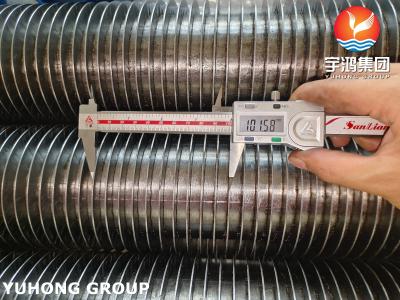 China ASTM A335 P22 Solid Finned Tube with 11-13Cr Fins for Heat Exchangers for sale