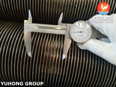 중국 ASTM A312 TP321H 높은 주파수 용접 핀 튜브 CS 발전소용 핀 판매용