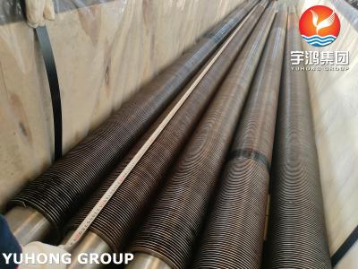 중국 ASTM A312 TP321H HFW HRSG용 탄소강 핀을 가진 고체 핀 튜브 판매용